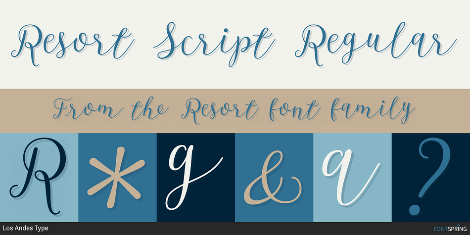 Resort Script Font