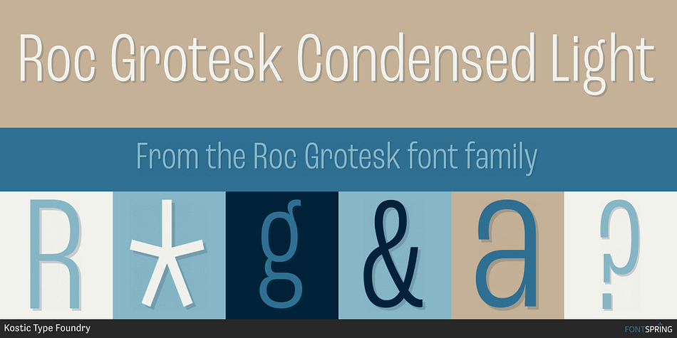 Roc Grotesk Condensed Font