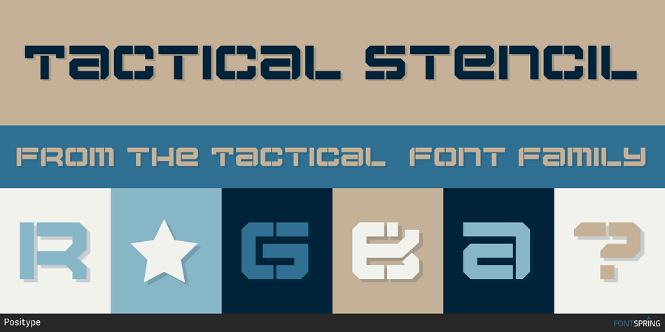 Tactical Font