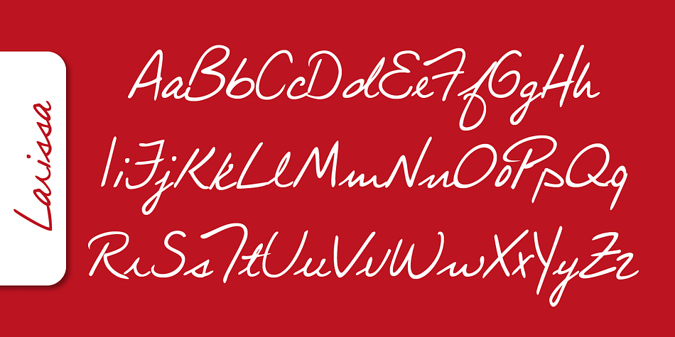 Larissa Handwriting Font