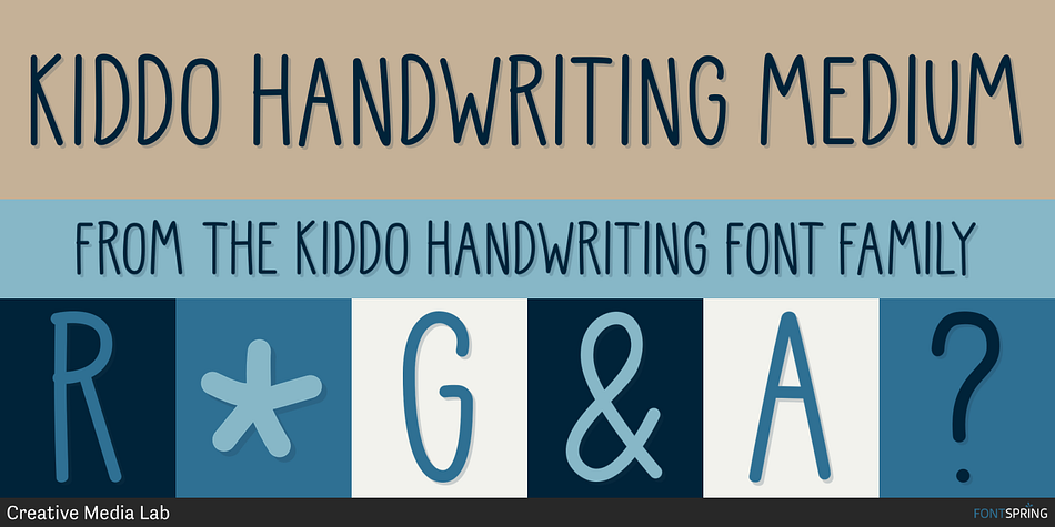 Kiddo Handwriting Medium Font