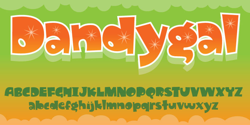 Dandygal Font | Fontspring