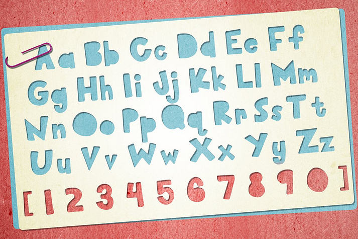 Paper Cutout Pro Font