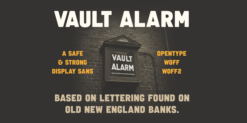 Vault Alarm Font