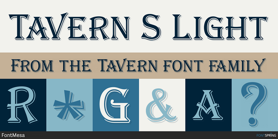 Tavern S Set Collection by FontMesa - Fontspring
