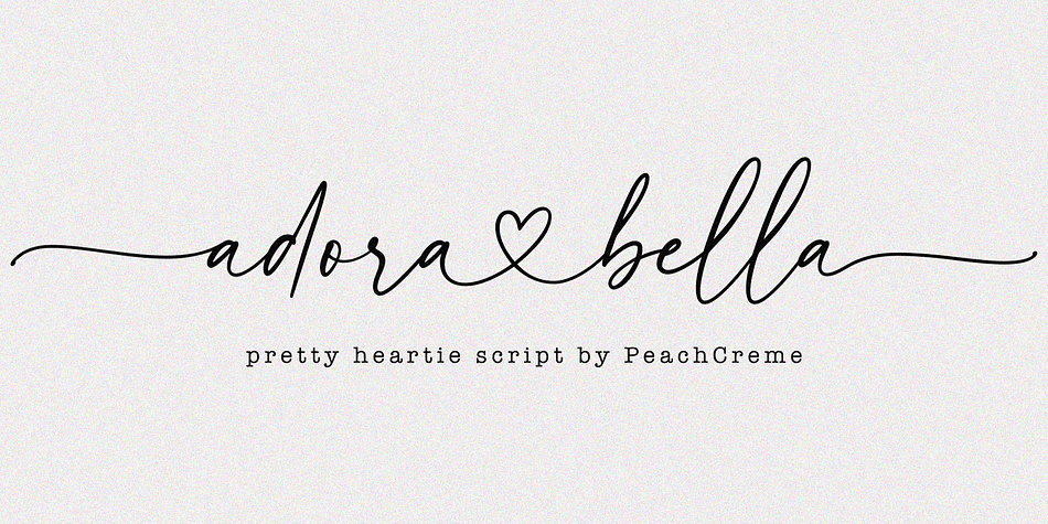 Adora Bella Font