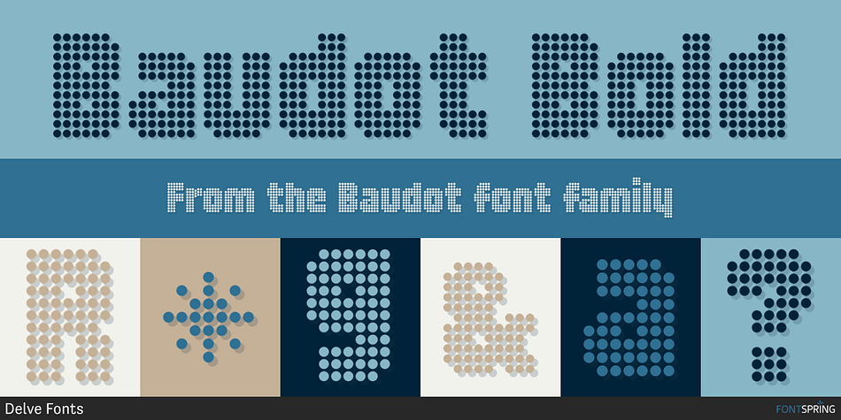 Baudot Bold Font