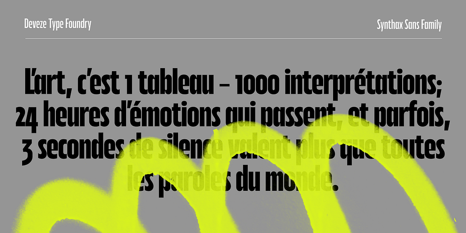DT Synthax Sans Font