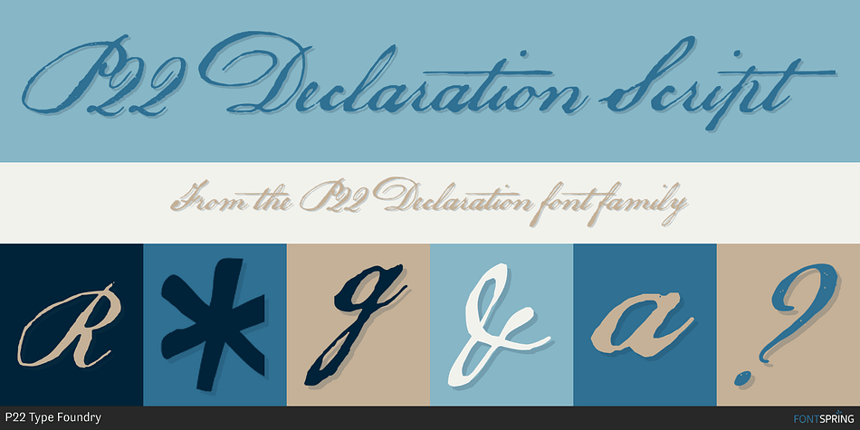P22 Declaration Font