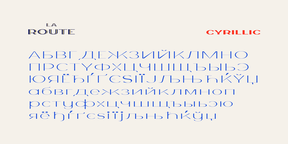 La Route Font