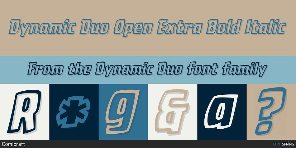 Dynamic Duo Open Font