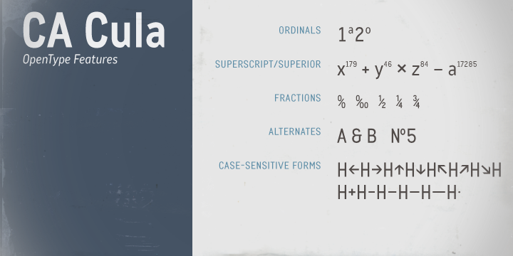CA Cula Font