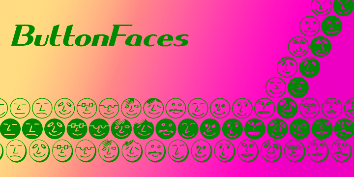 ButtonFaces Font