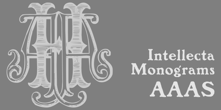 Intellecta Monograms Font