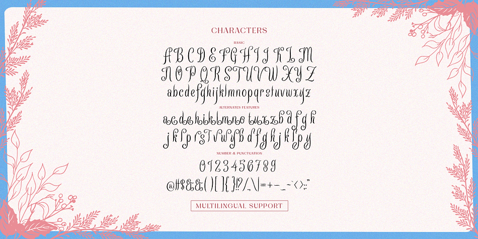 Winter Rosetta Font