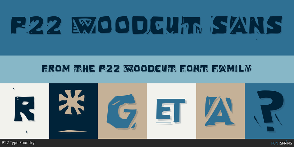 P22 Woodcut Font | Fontspring