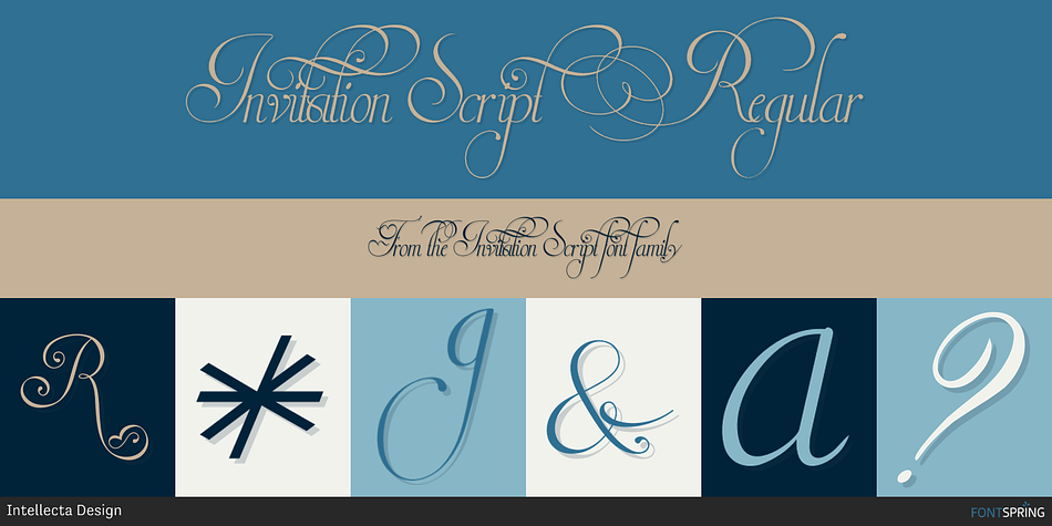 Invitation Script Regular Font