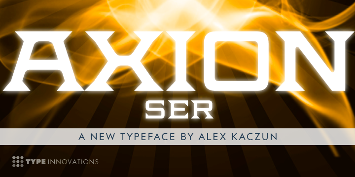 Axion SER Font