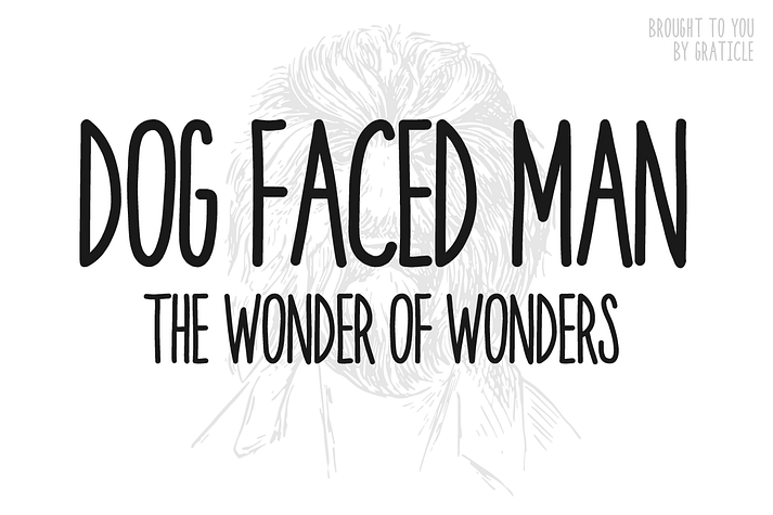 Dog Faced Man Regular Font