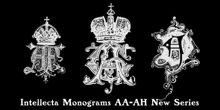 Intellecta Monograms Font