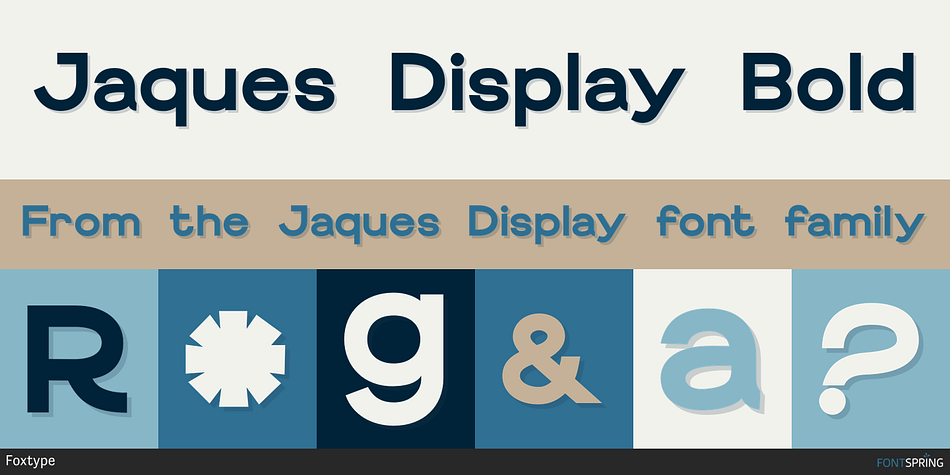Jaques Display Bold Font