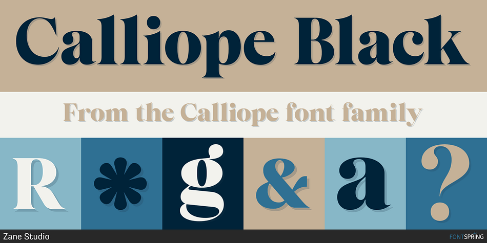Calliope Black Font