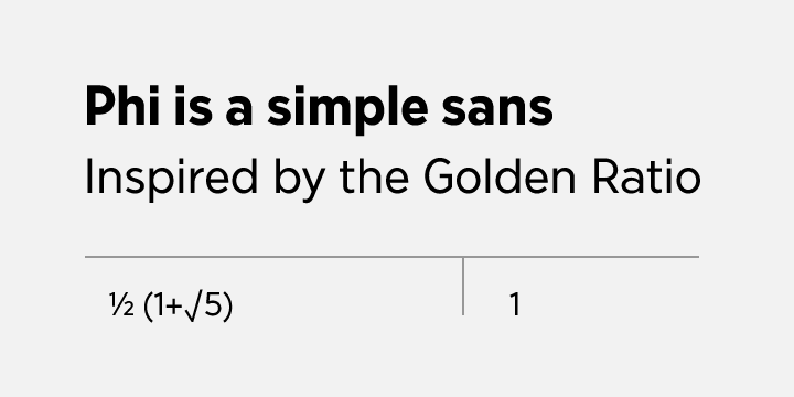 Phi Font