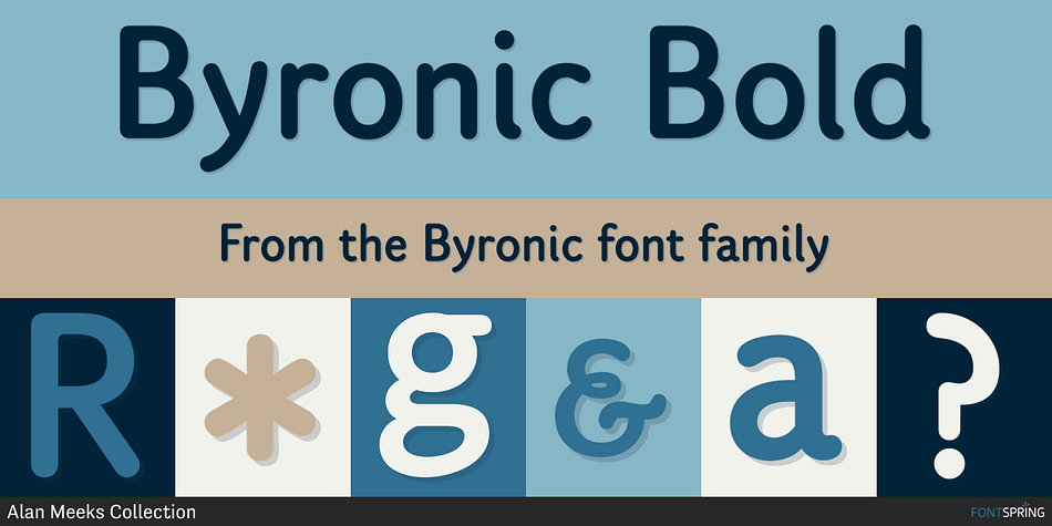 Byronic Bold Font