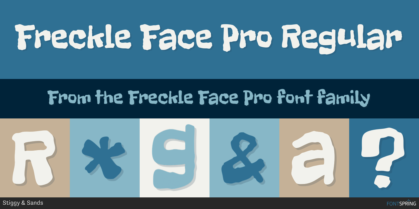 Fonts similar to Freckle Face Pro