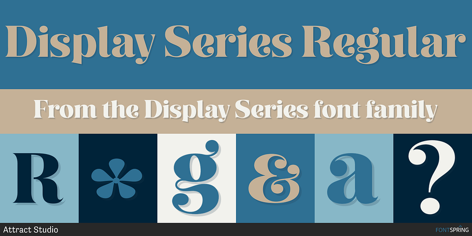 Display Series Regular Font