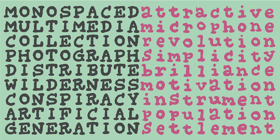 Organic Garbage Font