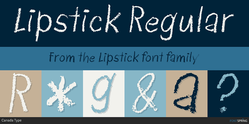 Lipstick Font