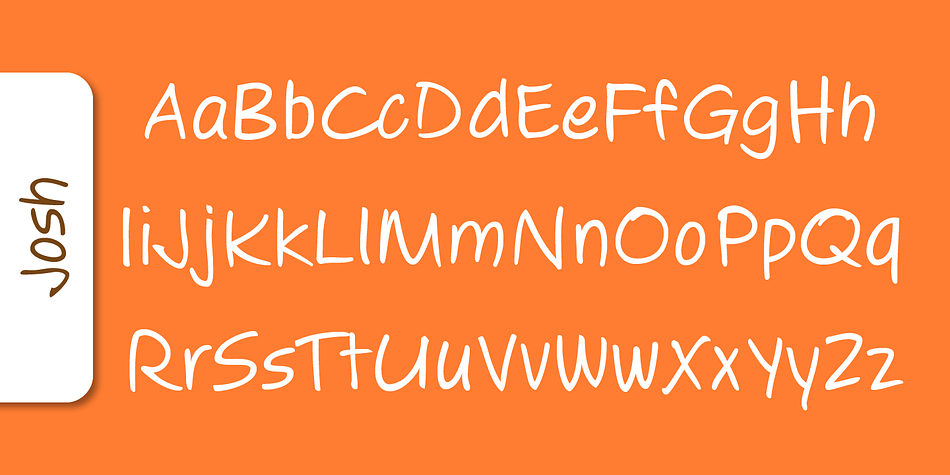 Josh Handwriting Font