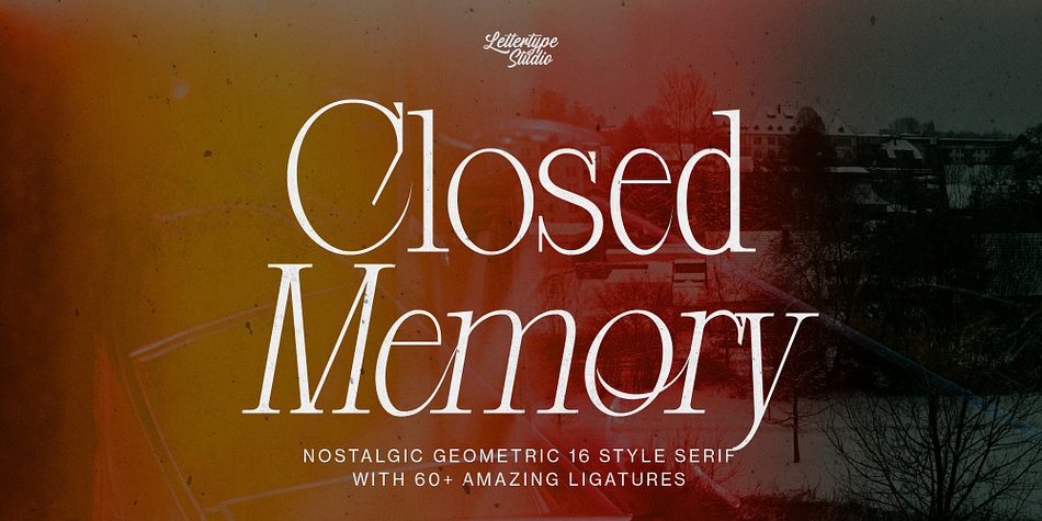 Closed Memory Font