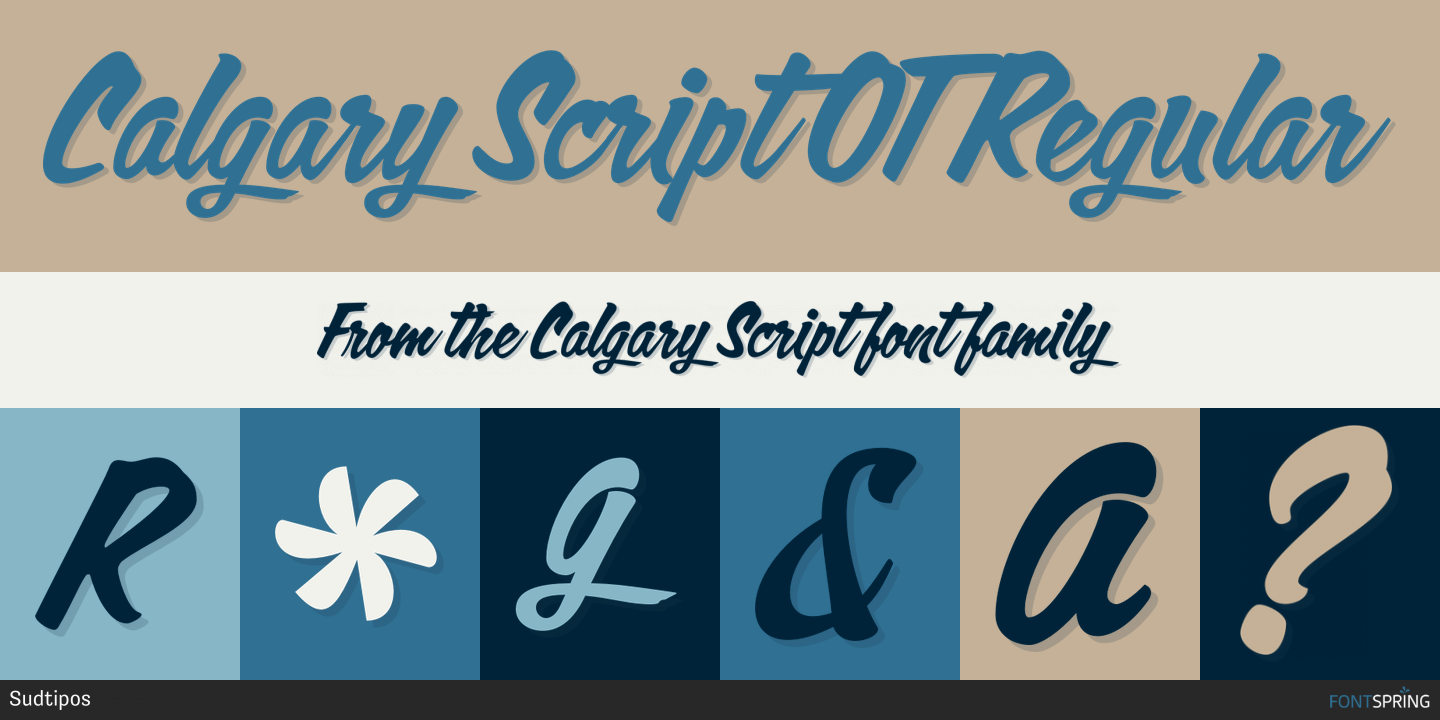 Fonts similar to Calgary Script