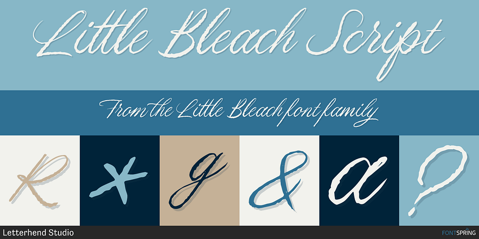 Little Bleach Script Font