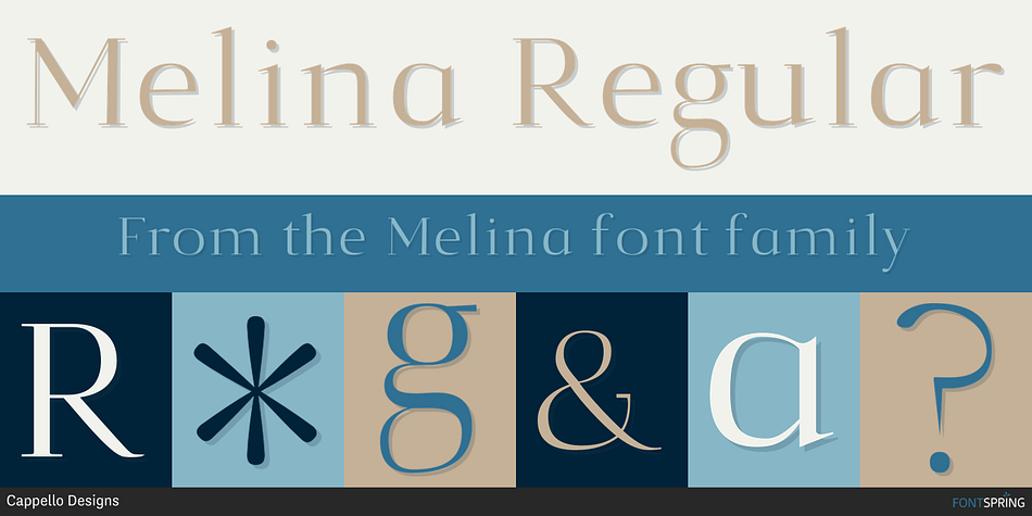 Melina Regular Font