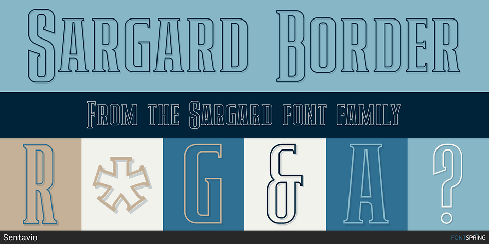 Sargard Border Font
