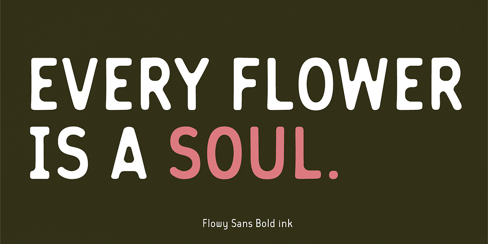 Flowy Font