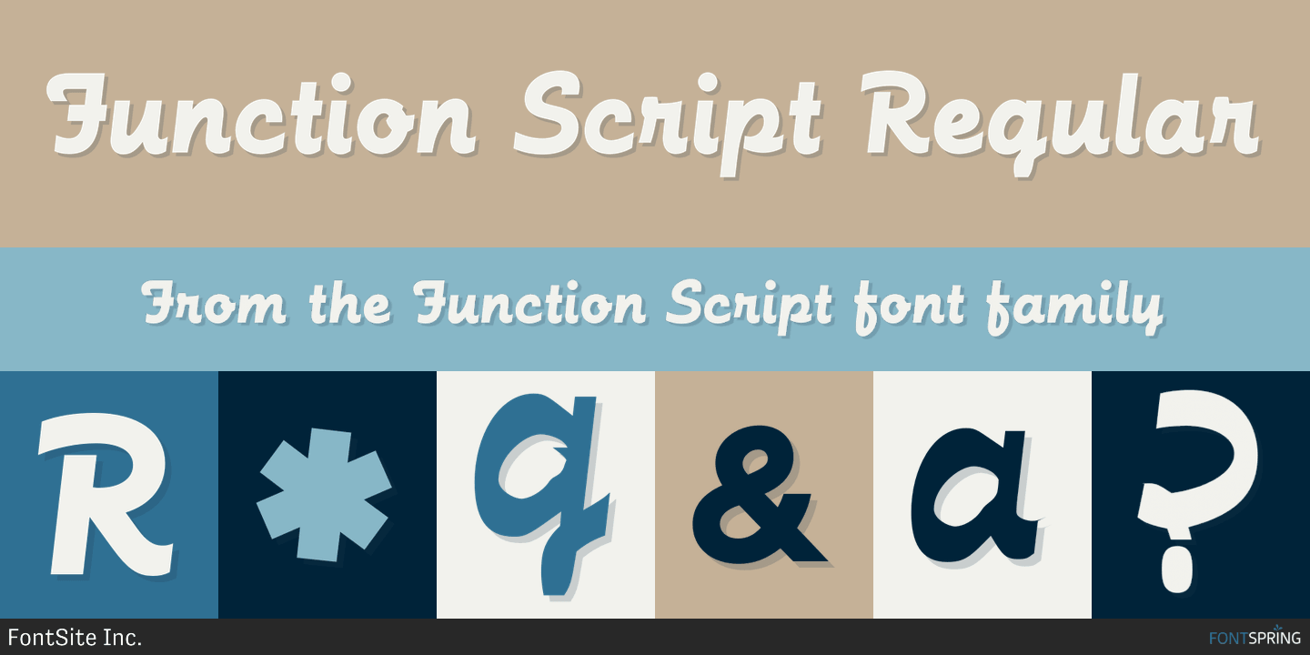Function Script Font