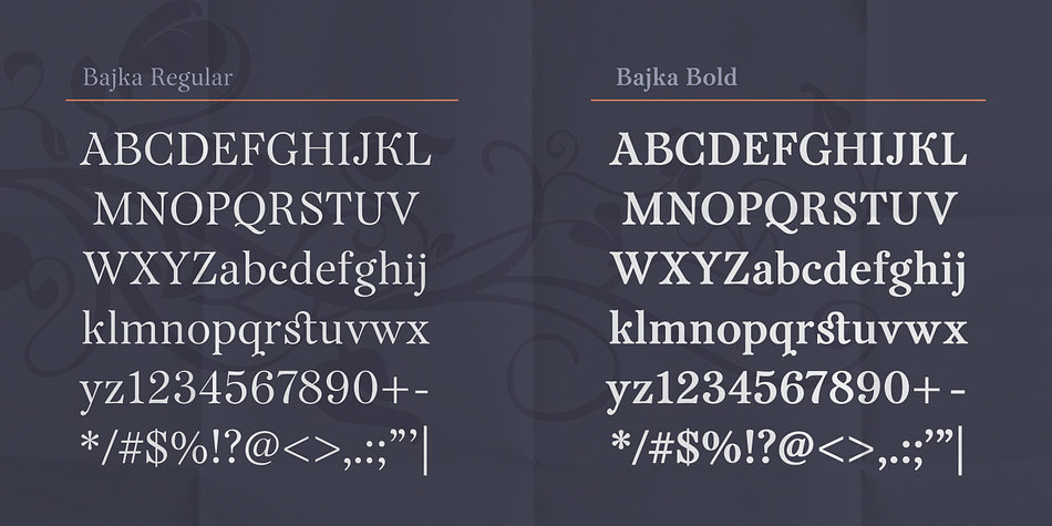 Bajka Font
