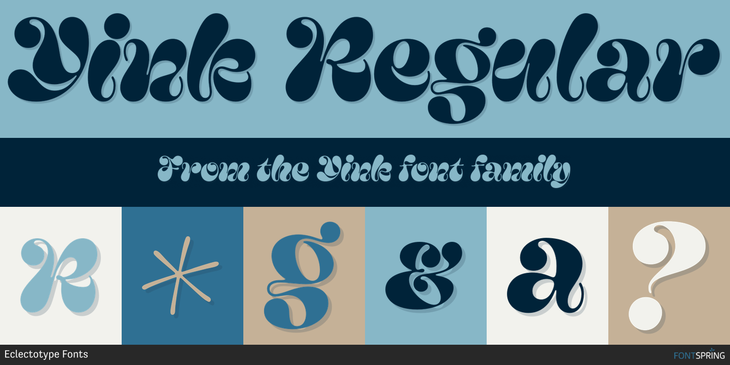 Fonts similar to Yink