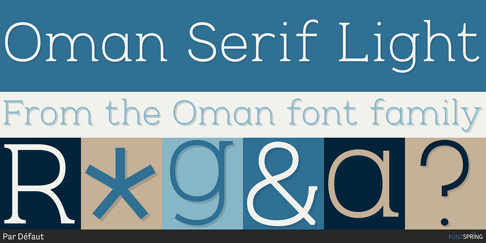 Oman Serif Light Font
