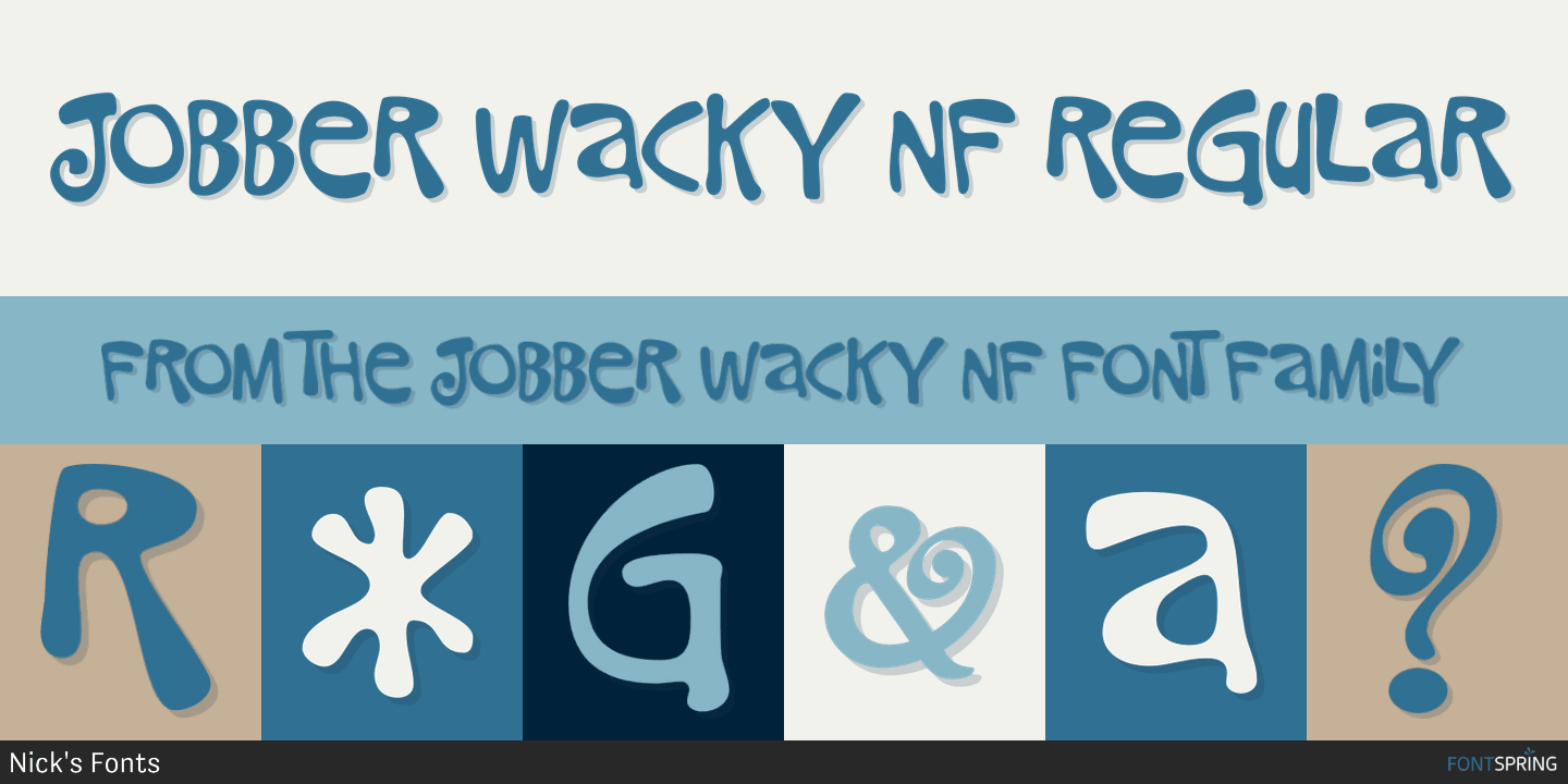 Jobber Wacky NF Font
