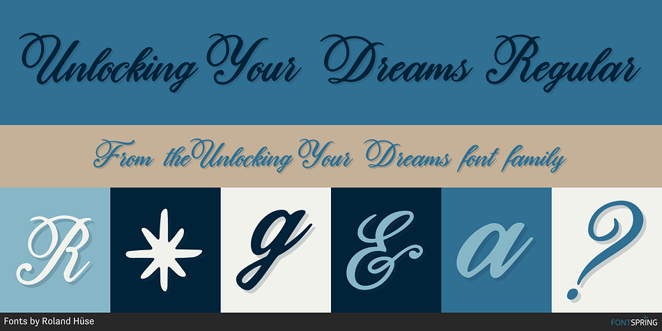 Unlocking Your Dreams Regular Font