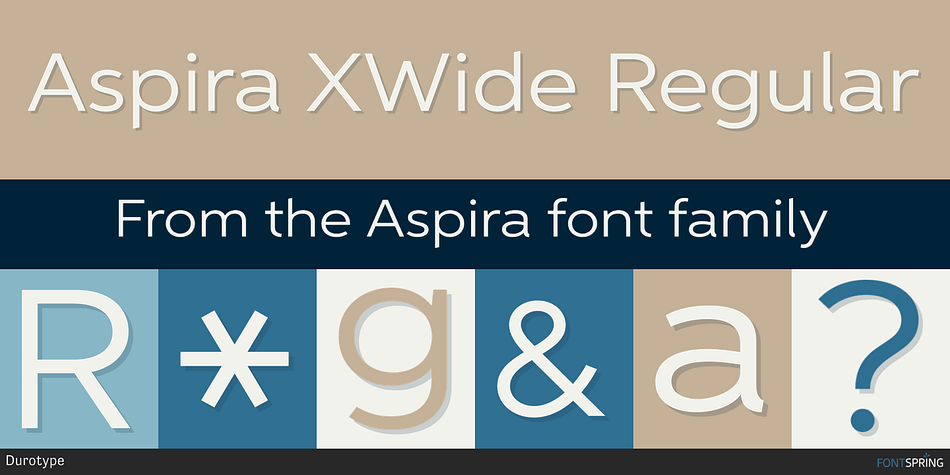 Aspira XWide Regular Font