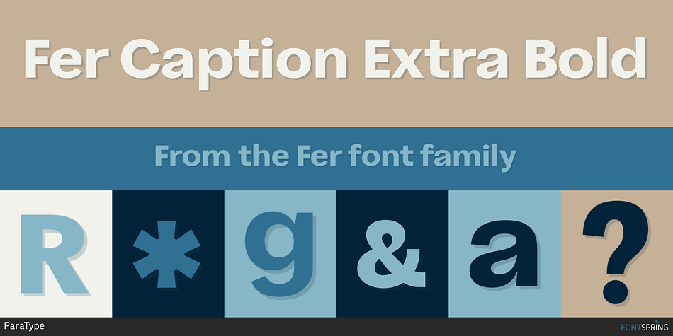 Fer Caption Extra Bold Font