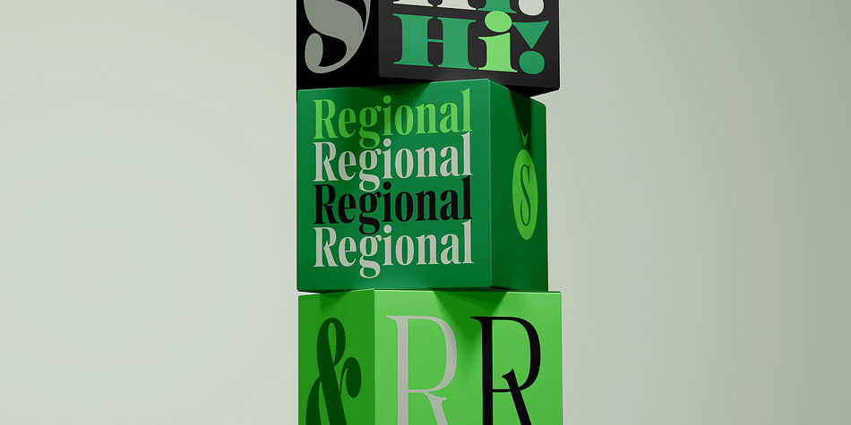 Regional Font