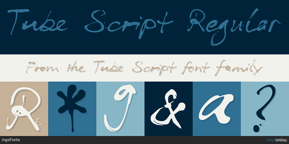 Tube Script Regular Font