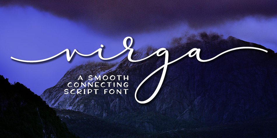 Virga Script Font